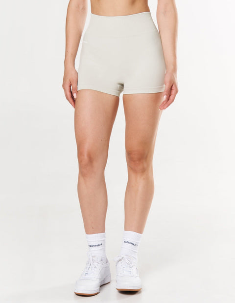 Seamless Mini Biker Shorts - Dove – SECONDLEFT