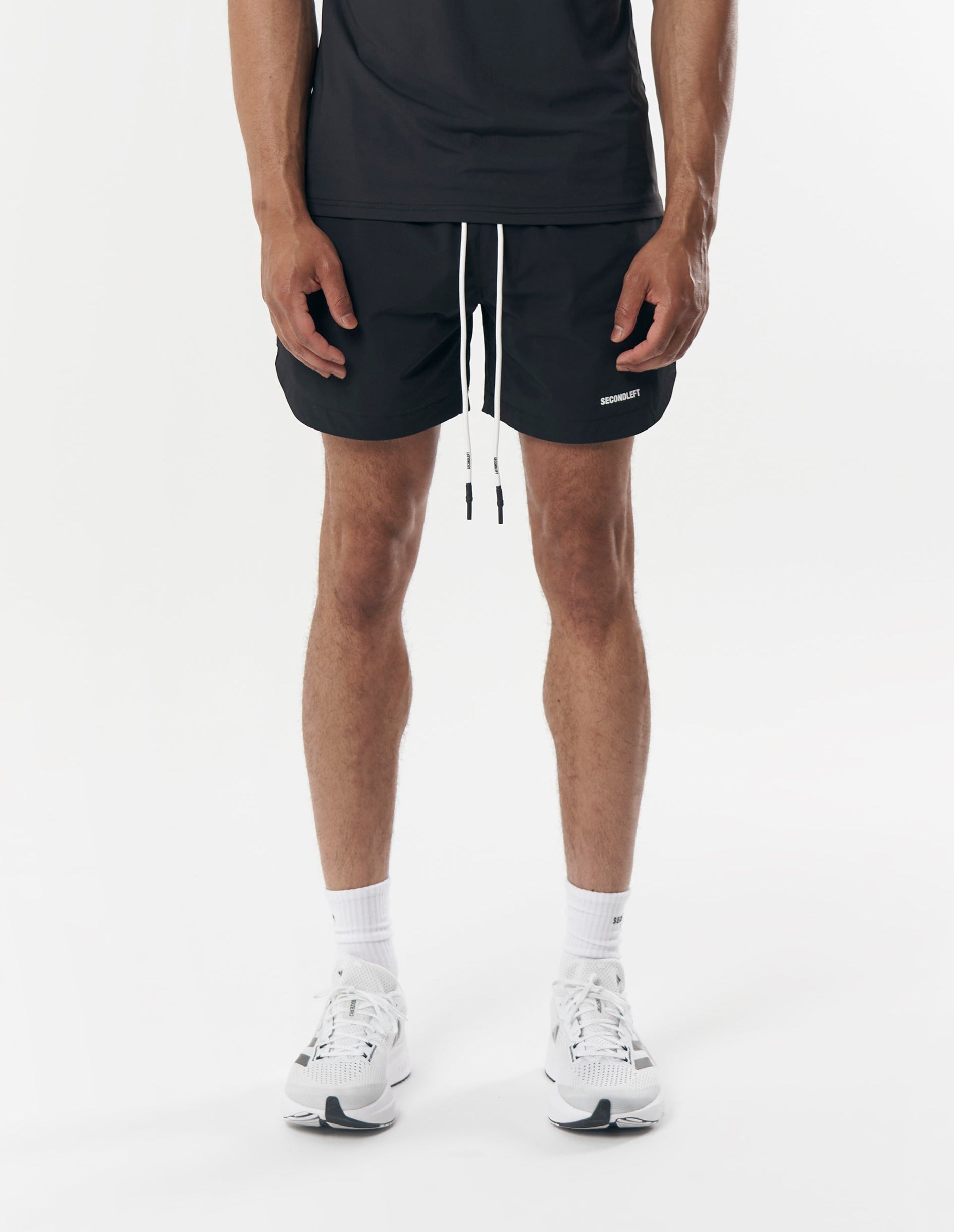 Sport Mens Shorts - Black – SECONDLEFT