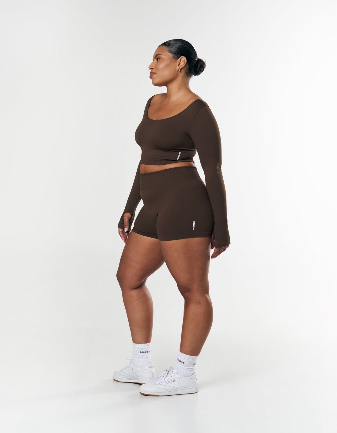 Seamless Mini Biker Shorts - Espresso – SECONDLEFT