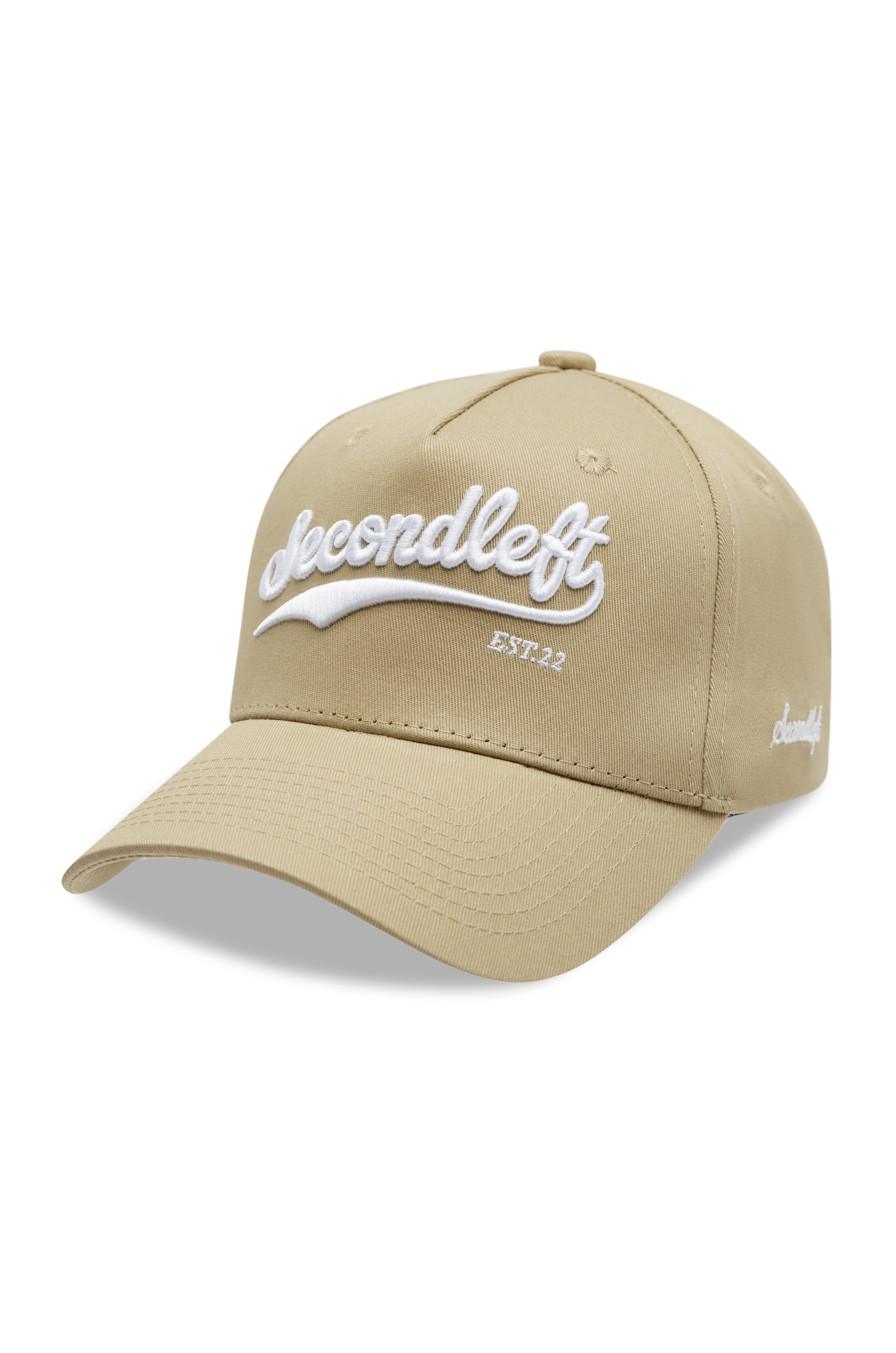 SL League A Frame Cap - Beige/White – SECONDLEFT