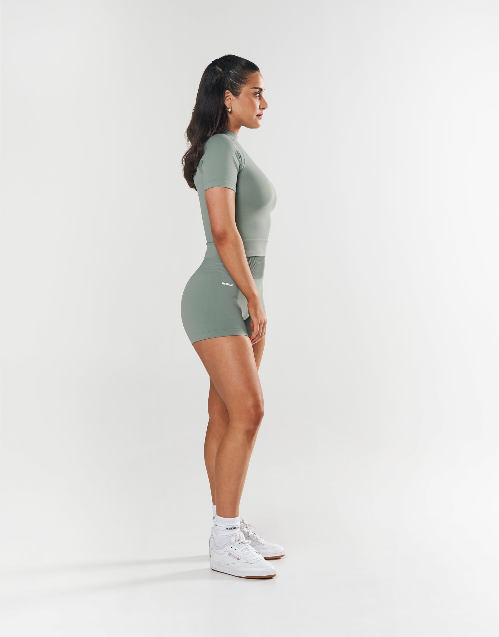 Seamless Mini Biker Shorts - Blue – SECONDLEFT